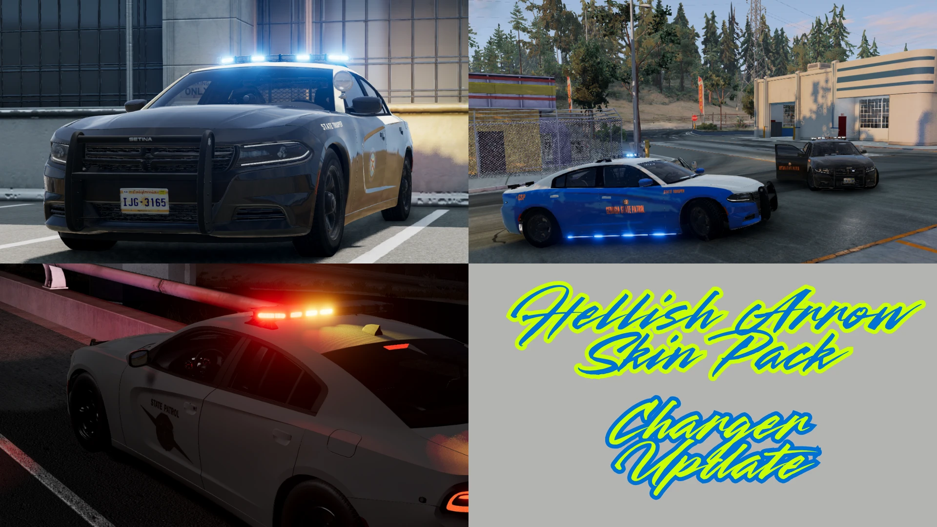 Hellish Arrow Skin Pack V6-Charger Update - BeamNG.drive